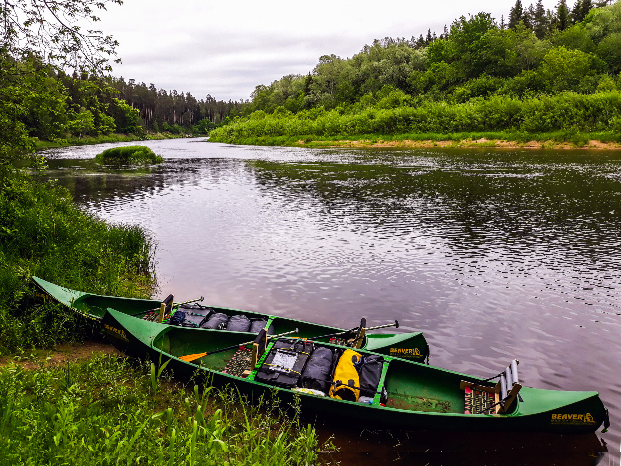 Three-Day Tour of the River Gauja (more than 4 persons) Three-day canoe ...